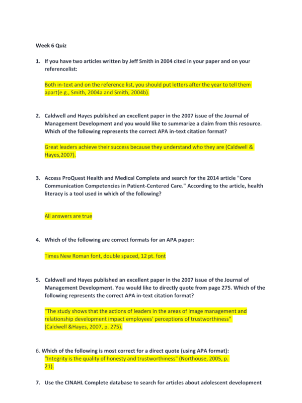 NUR 513 Topic 6 Quiz; APA, GCU Library Resources, and Scholarly ... NUR 513 Topic 6 Quiz; APA, GCU Library Resources, and Scholarly ...