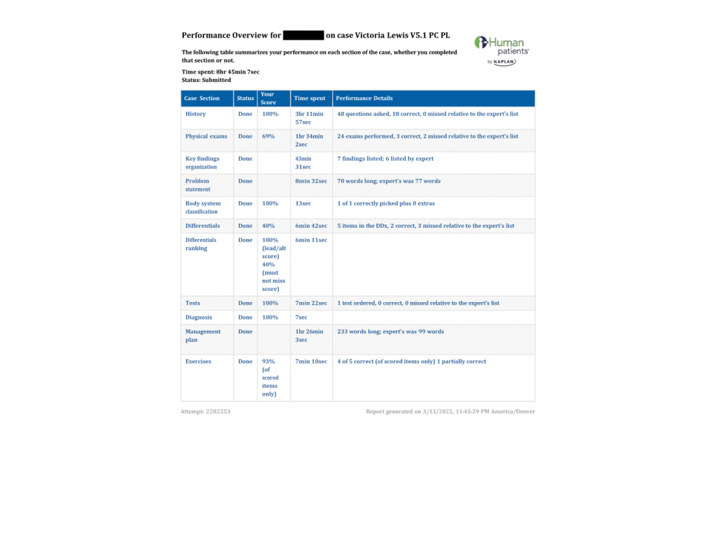 iHuman case Victoria Lewis V5 | Course Resources
